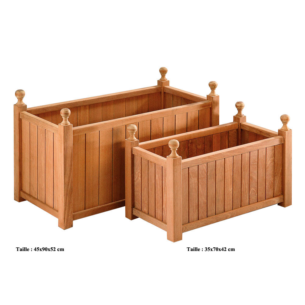 Sublimez vos plantes avec des bacs en bois massif / Poteries et bacs à ...